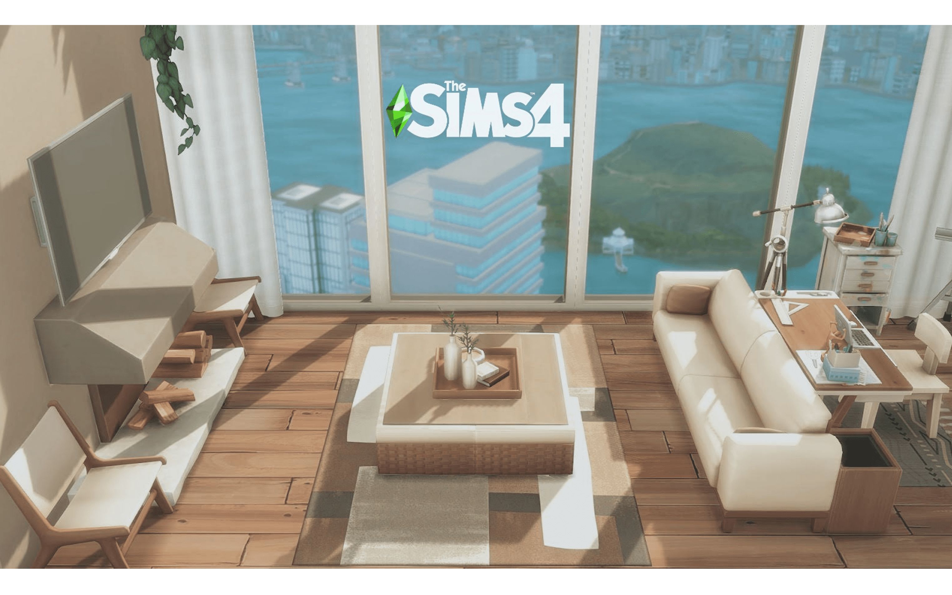 暖咖 ☕ | 轻奢公寓 | 模拟人生 4 | The Sims 4 | 速建 | 定格动画 | NoCC | ...