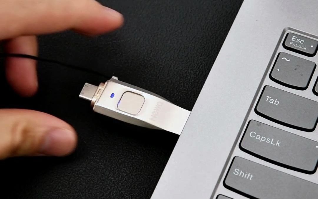 NEWQ D2指纹加密U盘操作解说