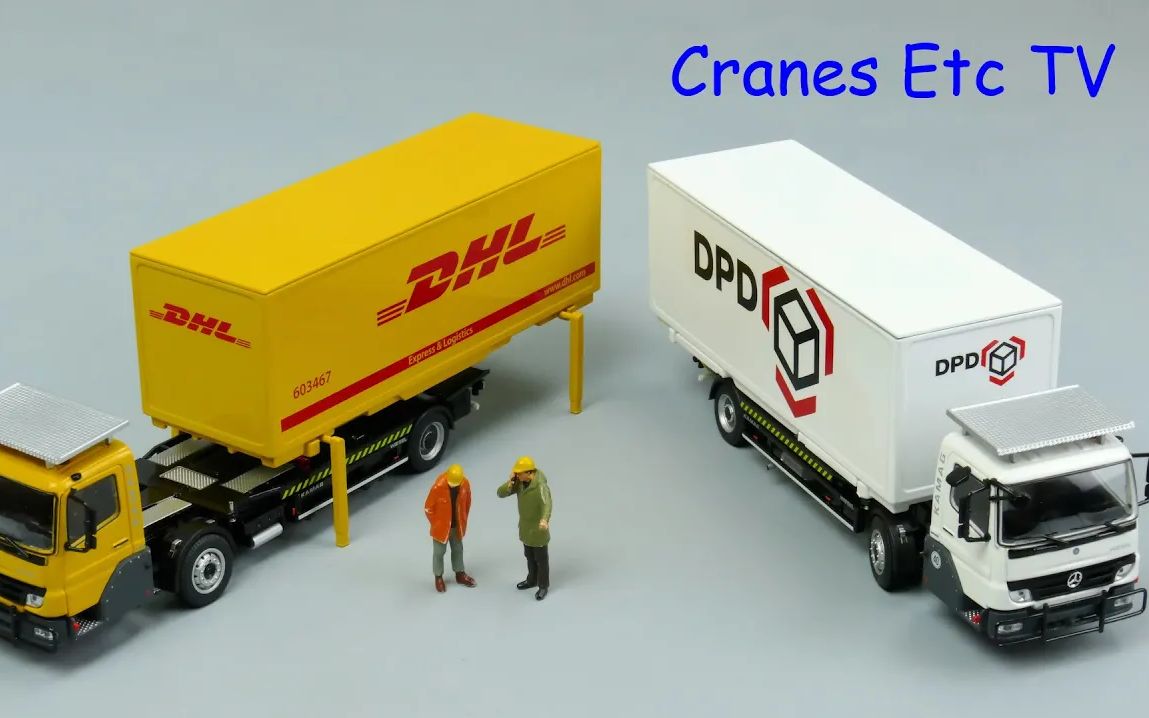 【Tonkin模型收藏】 Kamag Wiesel 可交换车体运输车 DPD涂装和...