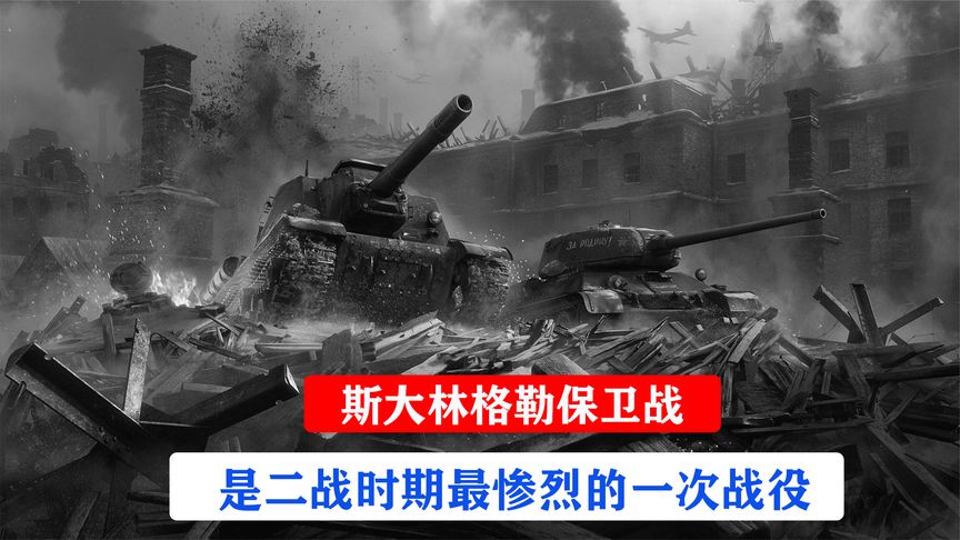 斯大林格勒保卫战,二战的转折点,也是二战时期最惨烈的一次战役