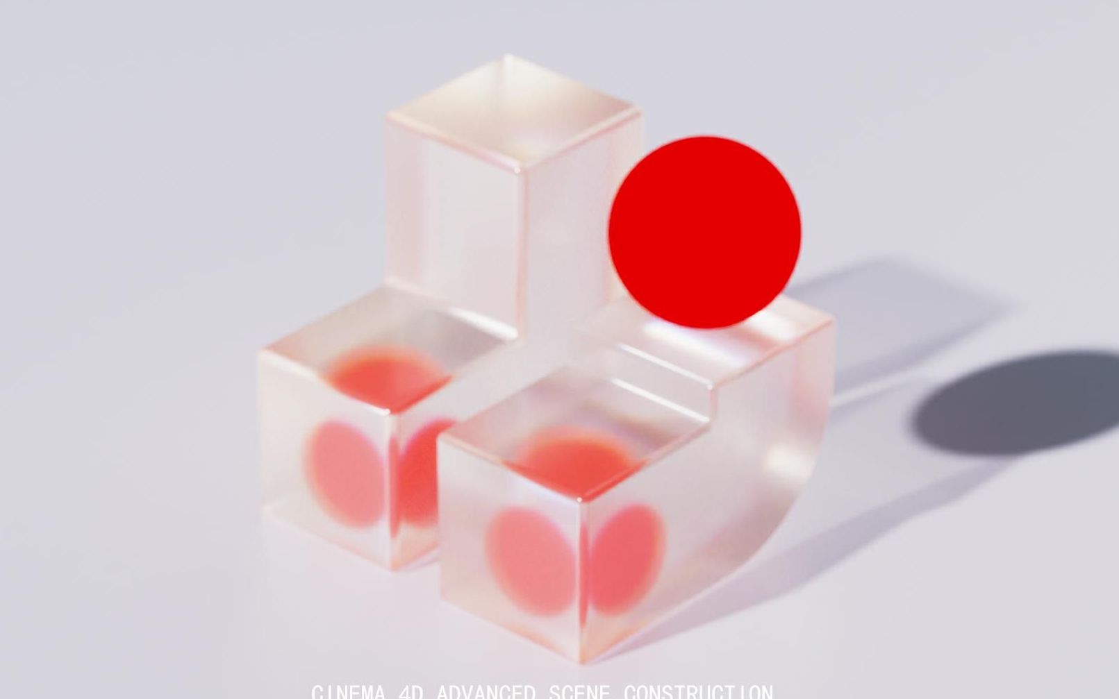 【C4D教程】一学就会!C4D创意小方块场景搭建!