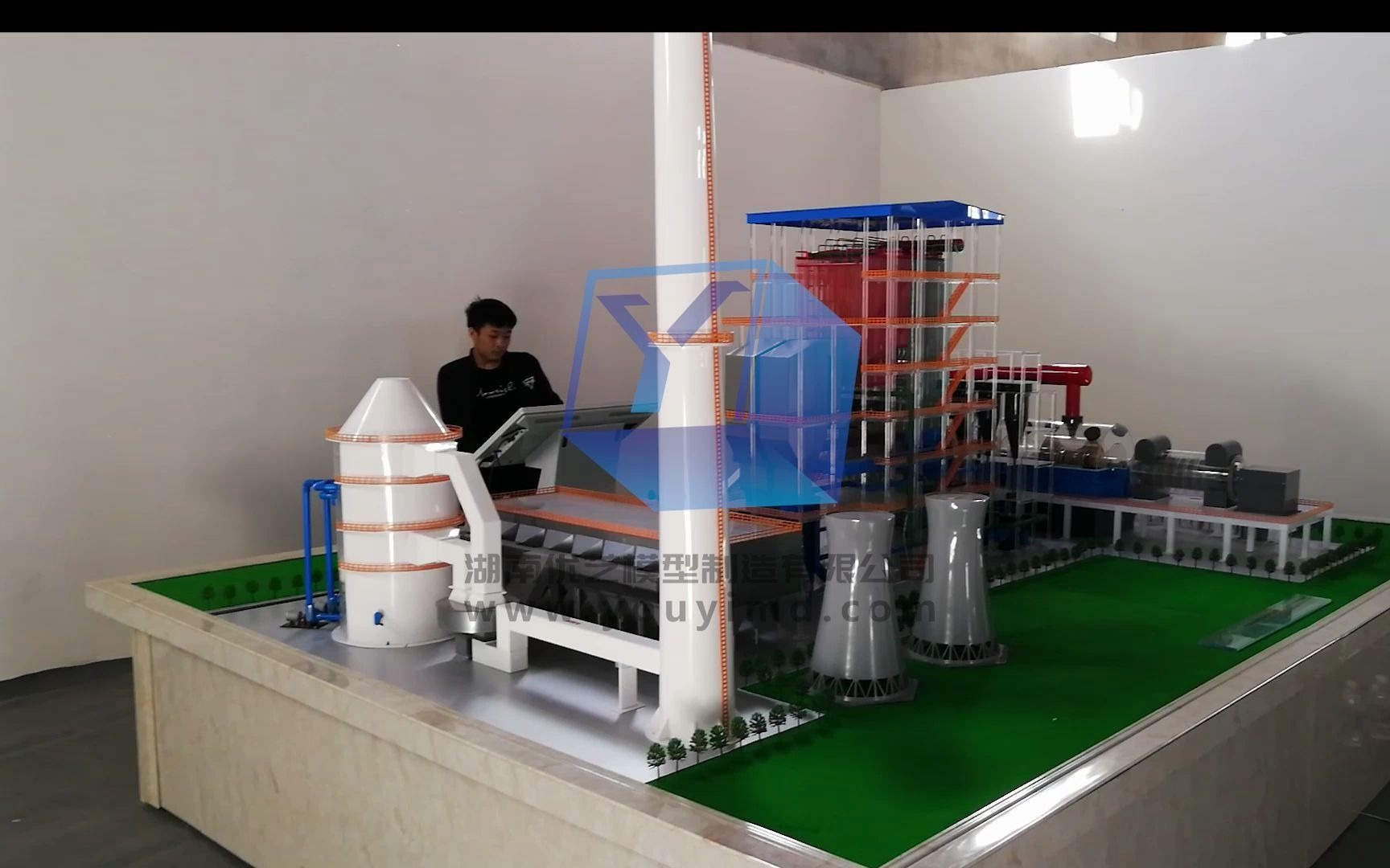 火力发电厂仿真模型