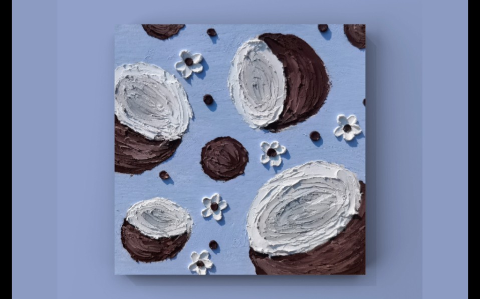 【水果油画棒】第二弹之——牛奶椰椰子～