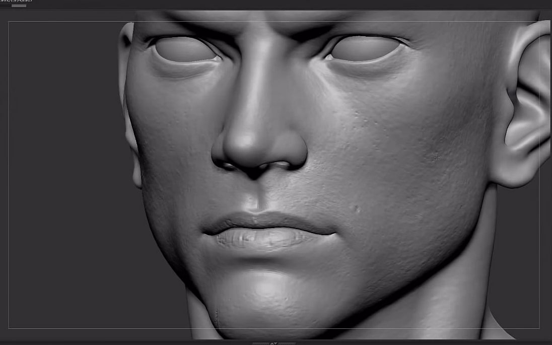 【ZBrush】zb 脸部皮肤纹理制作方法