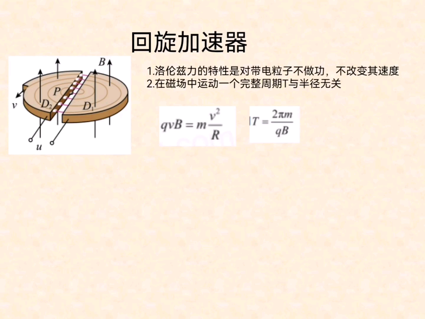 高中物理—回旋加速器