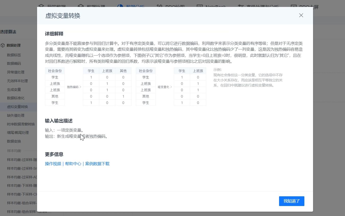 【在线spss数据分析】虚拟变量处理 使用教程