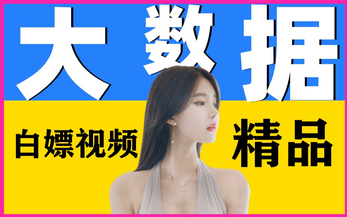 【年薪100万】399999大数据全套课程视频项目 零基础小白自学成才(...