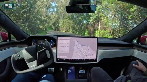 特斯拉自动驾驶版本Beta 12.3,操作丝滑,越来越接近人类驾驶员
