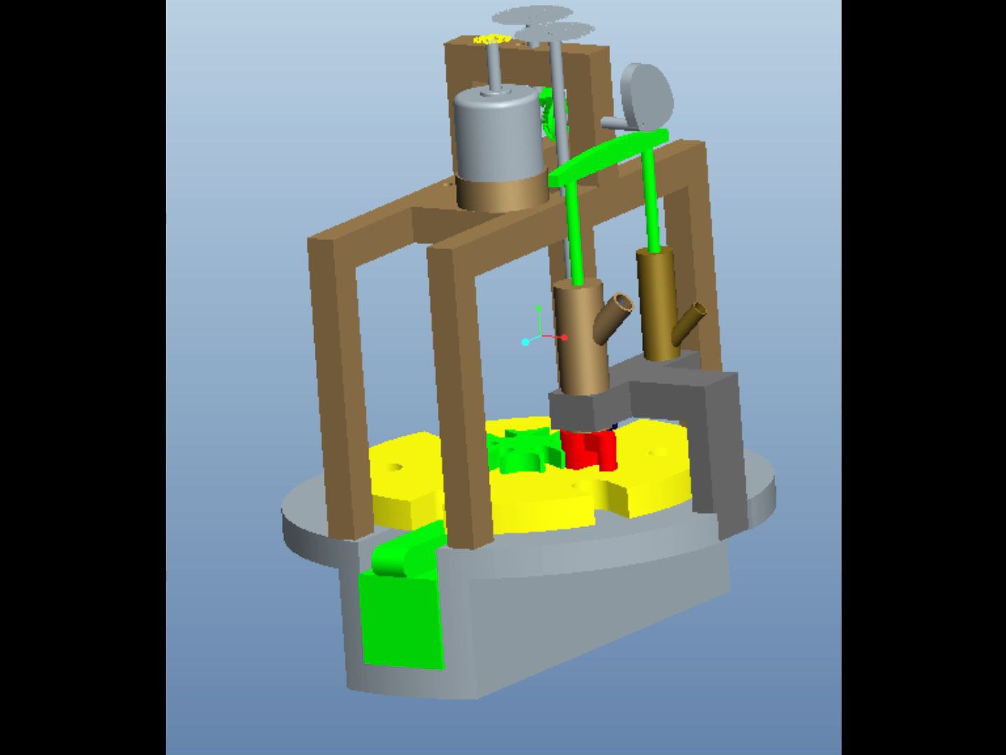 旋转型灌装机设计