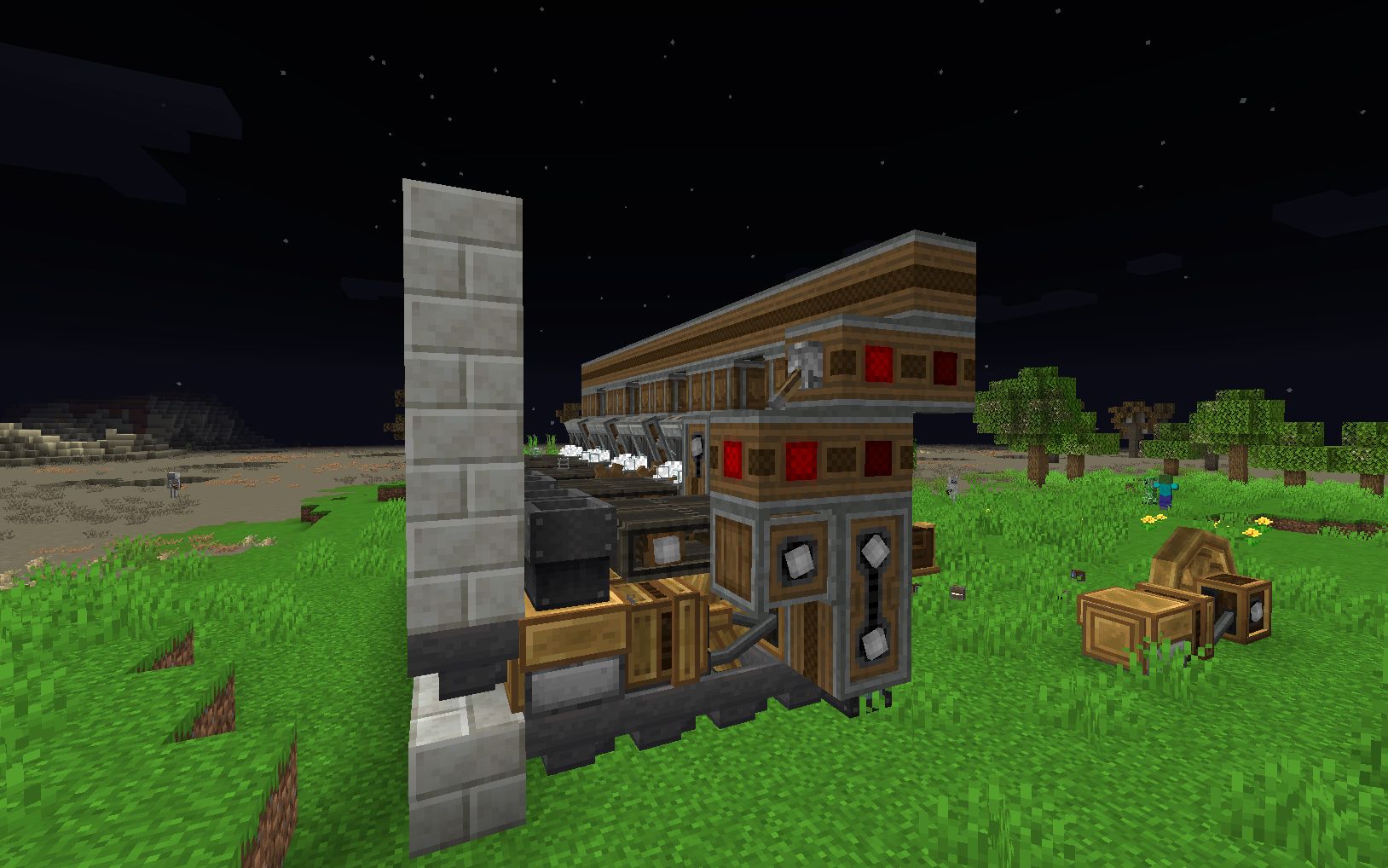 [Minecraft 机械动力]极限压缩半永久飞轮组,从此不缺应力!(带教程(很屑...