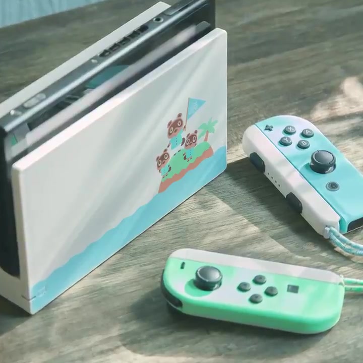 限定机来了!《集结吧!动物森友会》主题Switch介绍影像