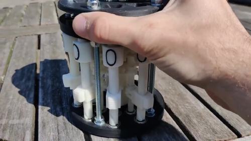 C-I二进制机械计算器3D打印图纸