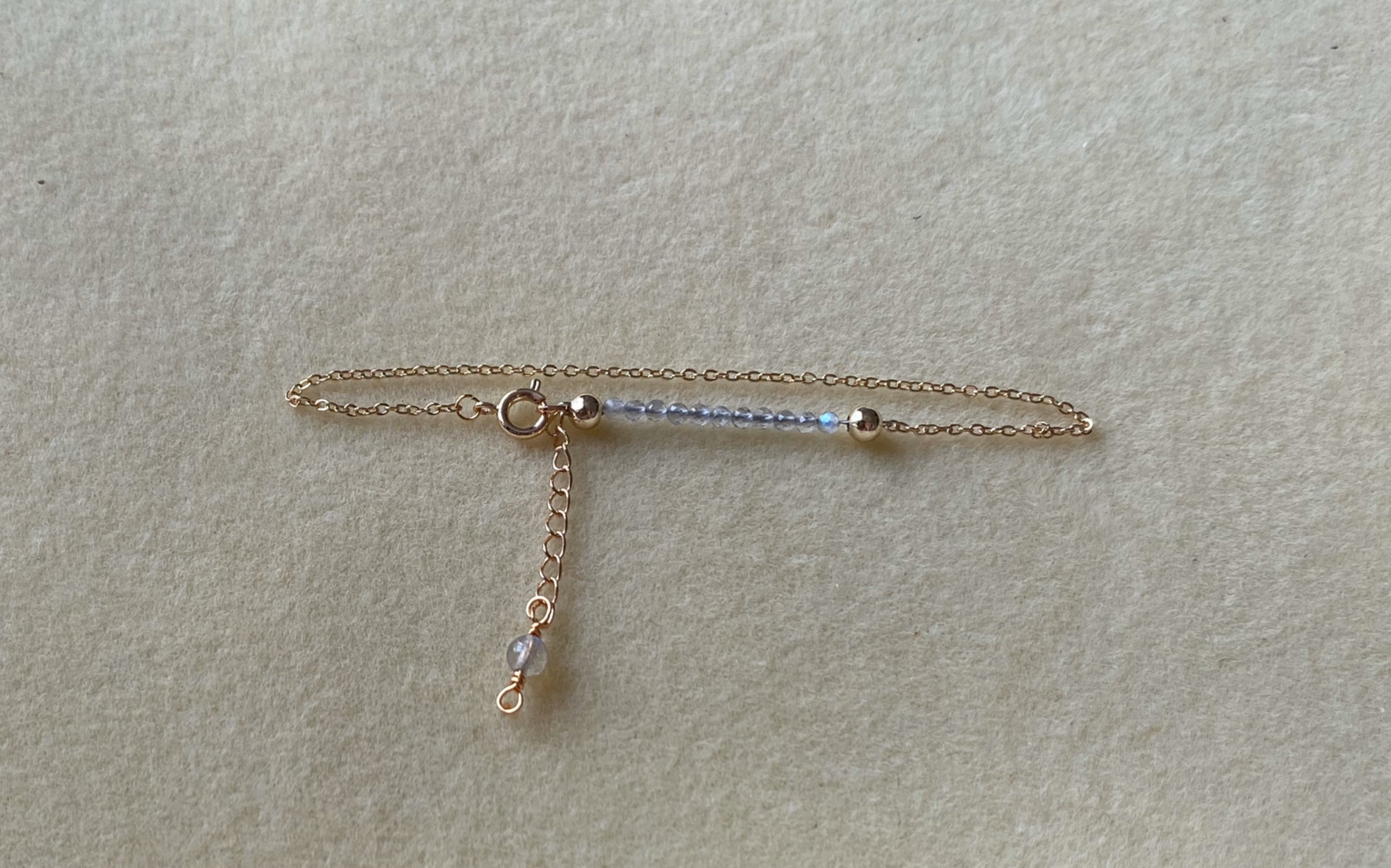 月光石手链教程】一款仙仙的月光石手链,进来听催眠曲吧