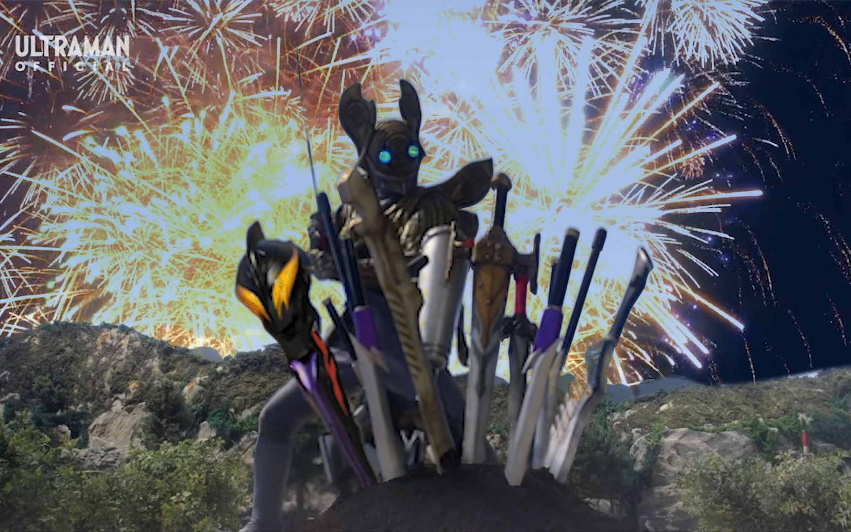 我于杀戮中绽放,亦如黎明中的花朵(指烟花)。实诚吐槽泽塔奥特曼第十...