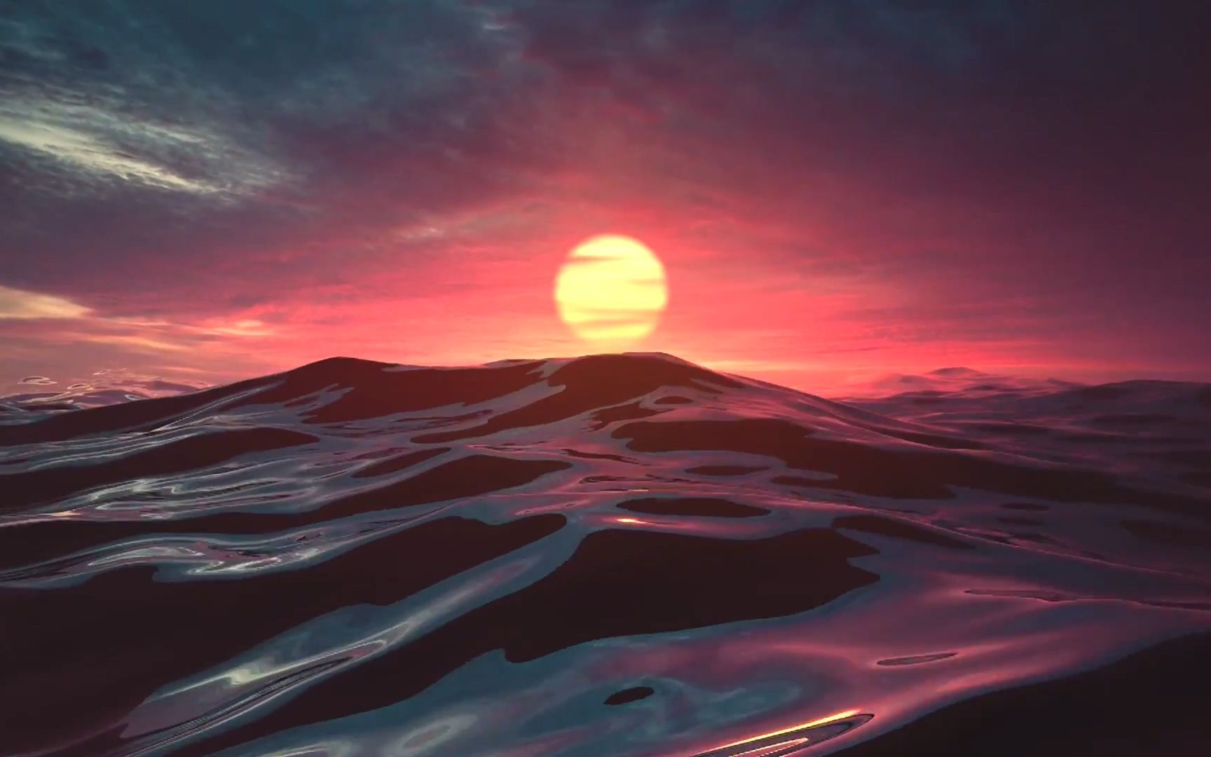 【Cinema 4D】海洋波浪制作教程