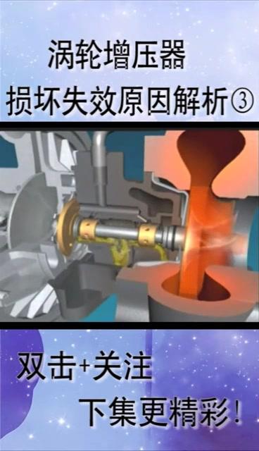 涡轮增压器损坏原因分析,润滑油不足。泵友会柴油电喷维修讲座。#我...