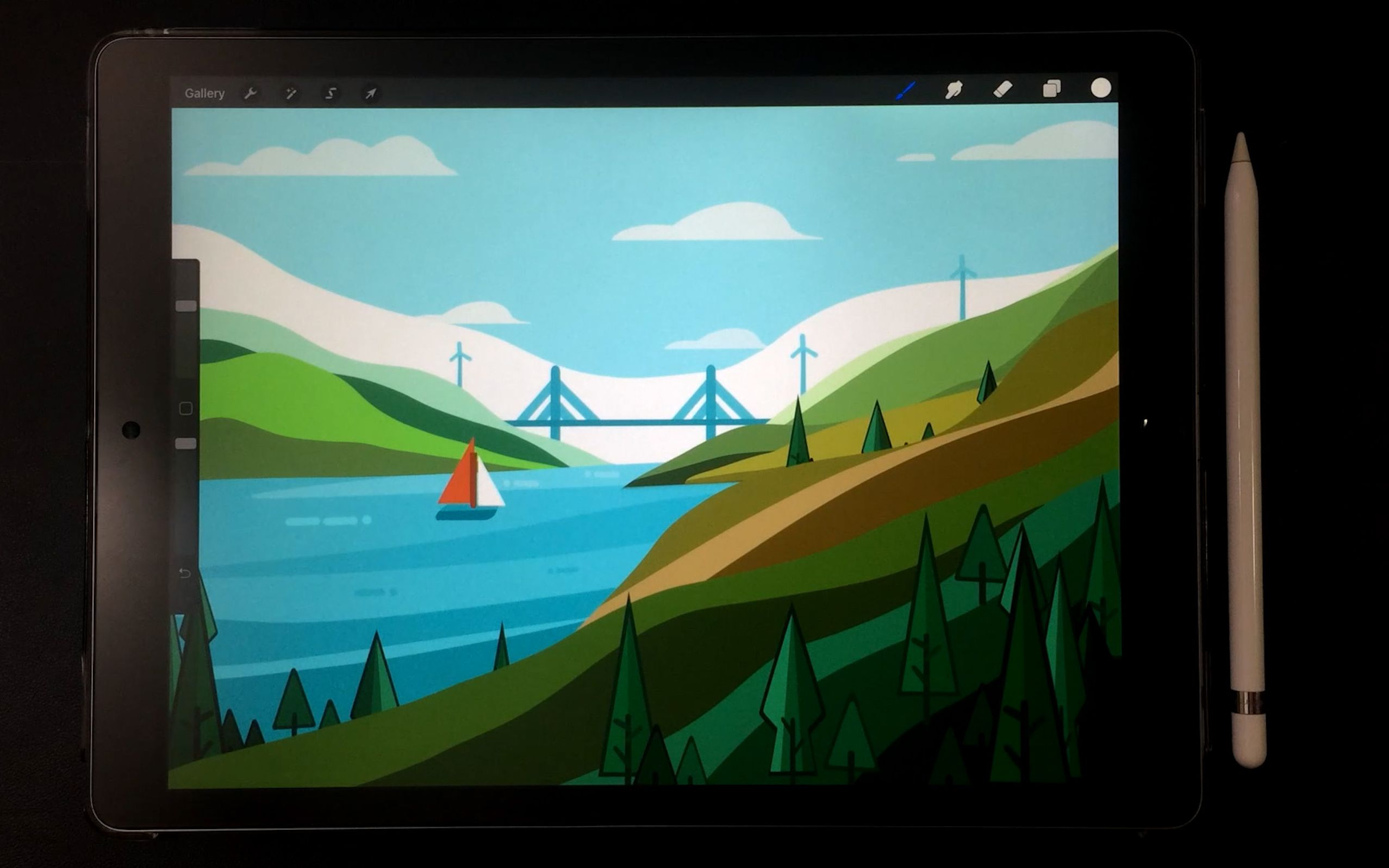 【iPad绘画】 Procreate 2019.8.10 每日一画