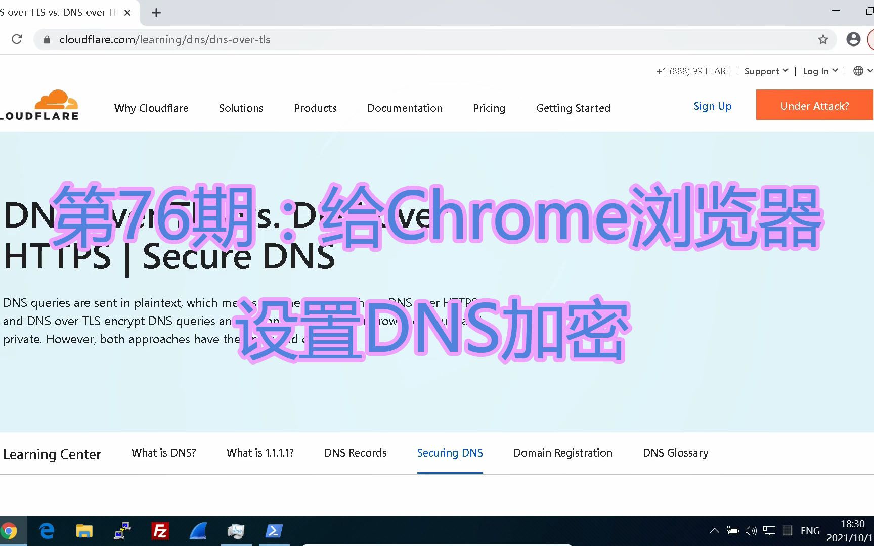 第76期:给Chrome浏览器设置DNS加密-ITfan.org