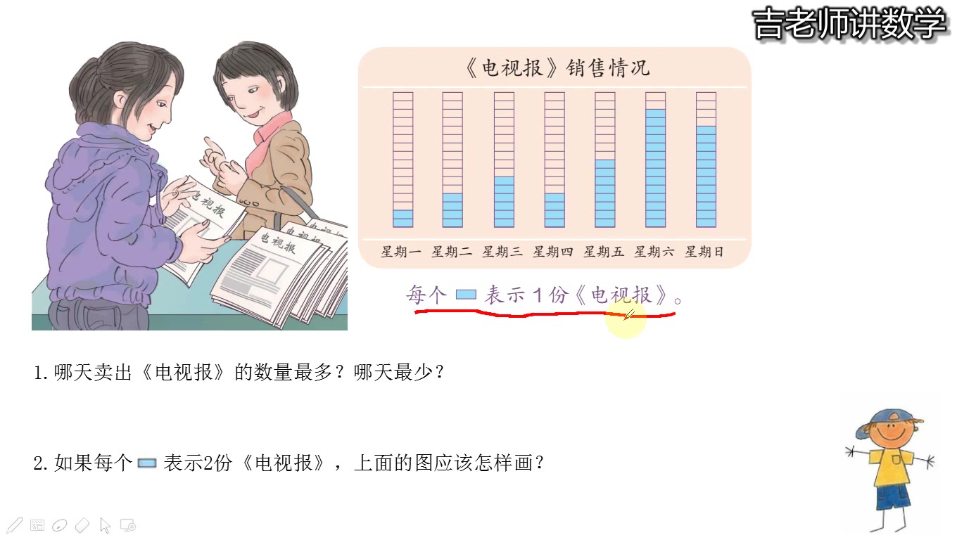 人教版二年级数学数据收集整理练习题