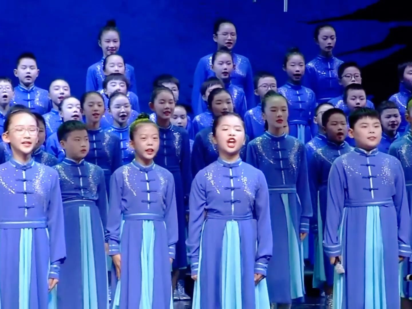 少儿口才元旦晚会大型语言节目表演小学生舞蹈舞台表演古诗词诵读《...