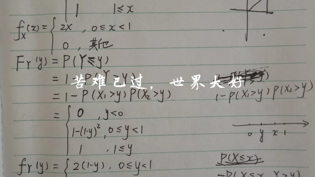 概率论大题突击,分布函数,密度函数,二元分布函数怎么求?