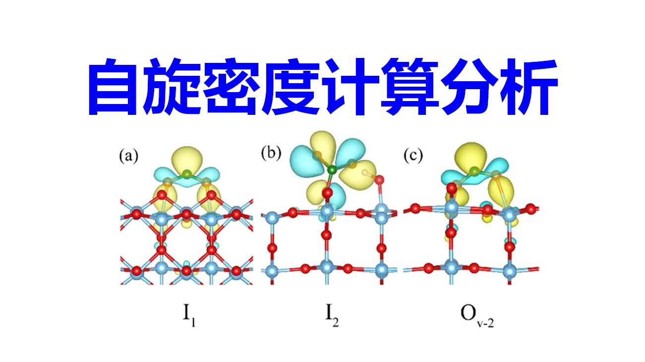 顶刊中的电荷图:自旋分布计算与分析 | 【华算科技朱老师讲DFT-VASP】