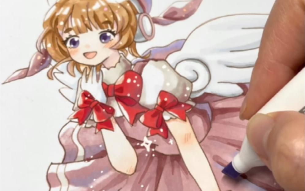 【马克笔】如何用硬头马克笔画动漫