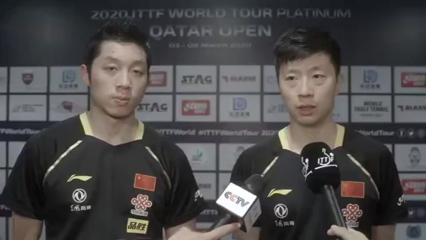 马龙许昕3比0战胜樊振东王楚钦,晋级男双决赛!