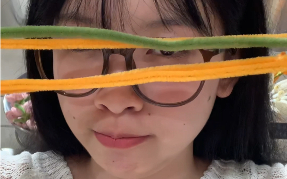 四根扭扭棒?要小挂件?