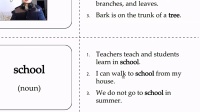 school 学校 英语单词读音意思例句