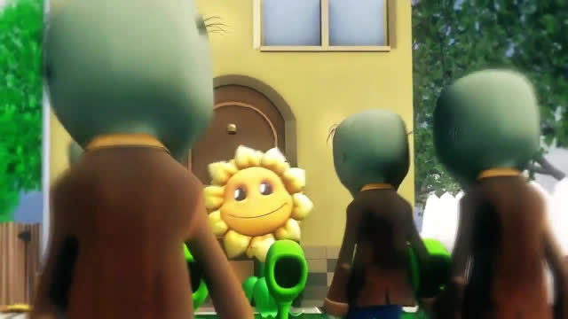 植物大战僵尸:植物与僵尸的动画!