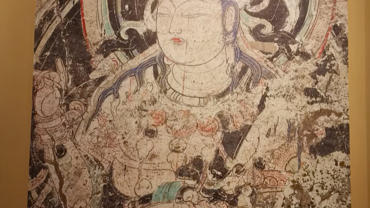 壁画是古代人类记录事物,信仰文化历史的产物。摄影师丁鹏亮