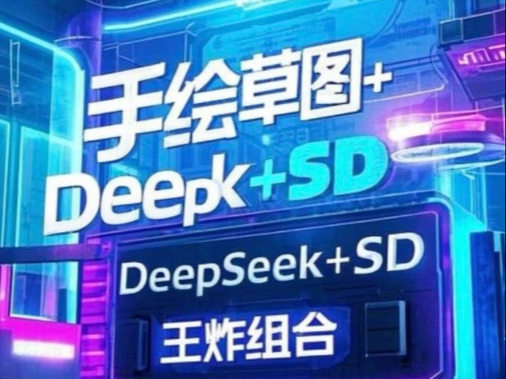 手绘草图+DeepSeek+SD=王炸组合!效率直接翻10倍,动画直接出来了! ...