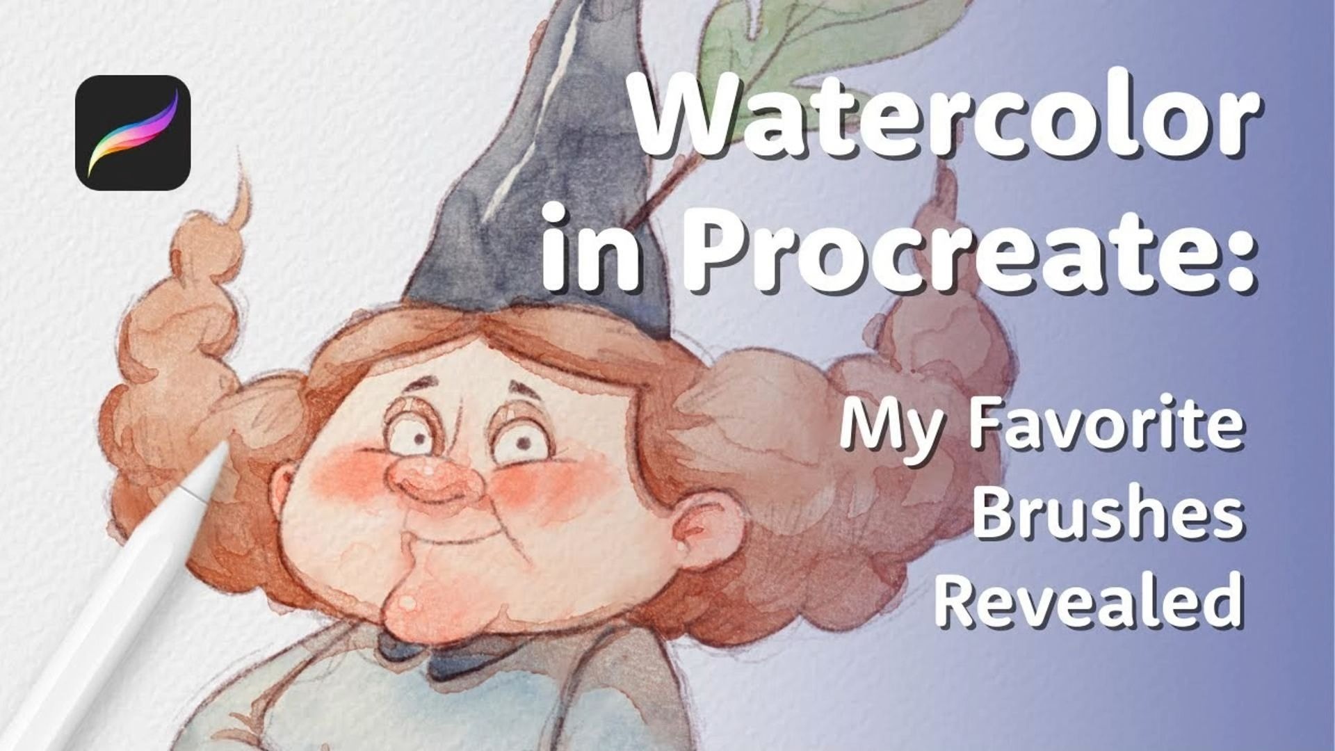 【Procreate/Photoshop】绘画欣赏 水彩教程:揭秘我最爱用的笔刷 from ...