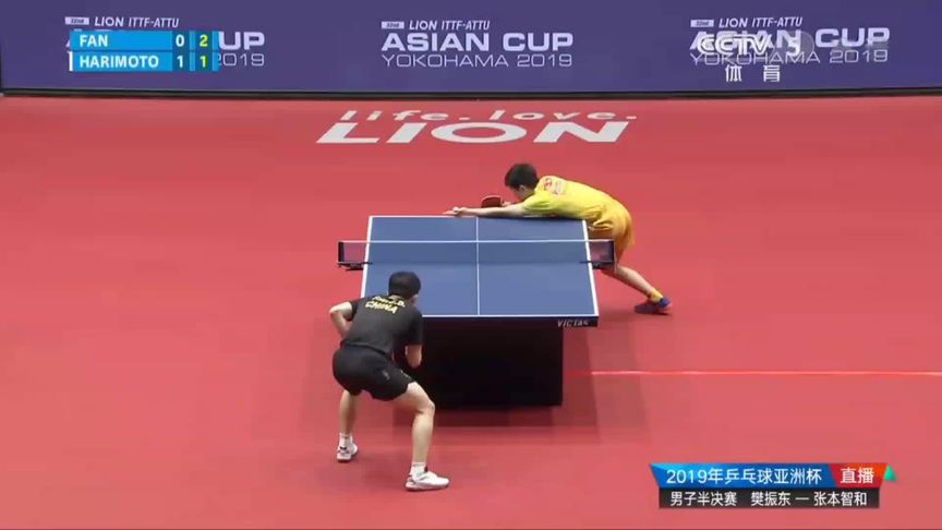 樊振东VS张本智和(一)#樊振东 #乒乓球 #张本智和