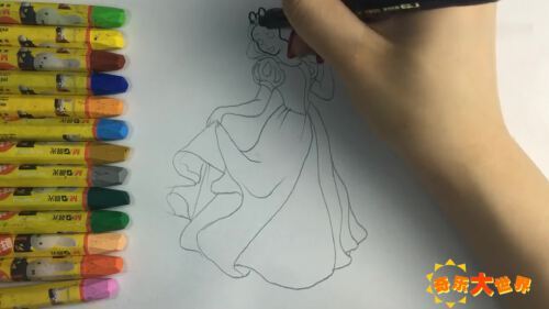 一起学画画白雪公主