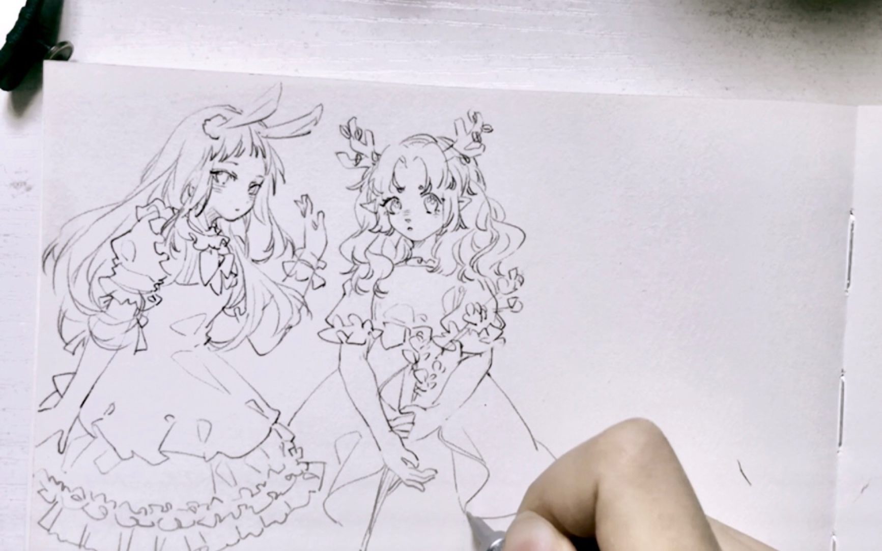 【无草稿直接画·2】橡皮是啥?尬唱up保证你除了看得爽不会有任何...