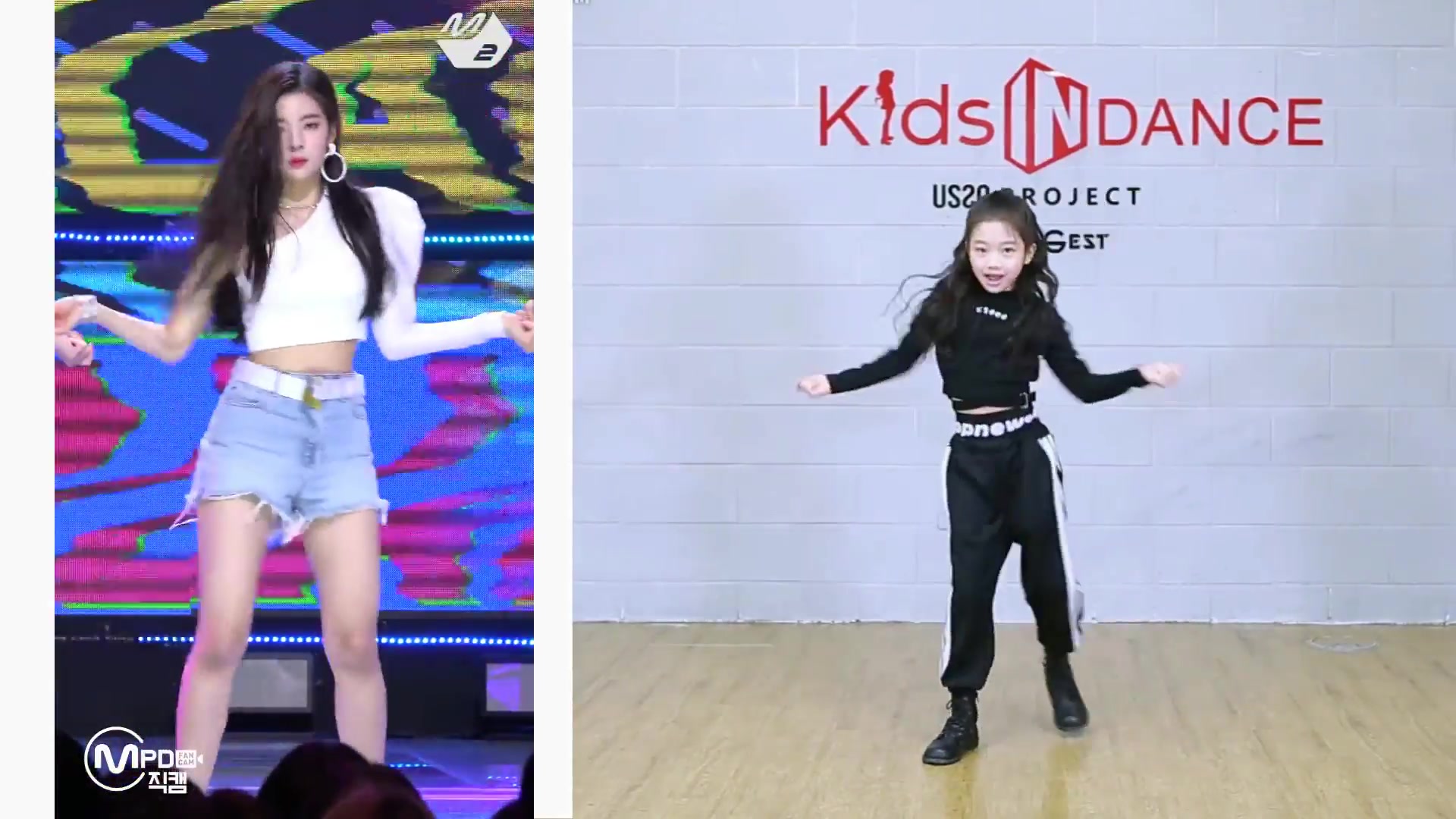 【ITZY×罗夏恩】10岁罗夏恩翻跳JYP新女团ITZY的《DALLA DALLA...