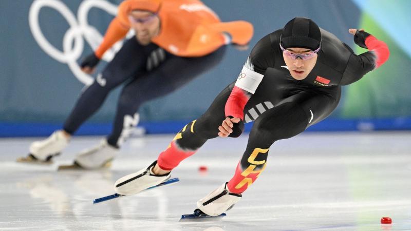 [冬奥会]速度滑冰男子1500米 宁忠岩打破奥运纪录
