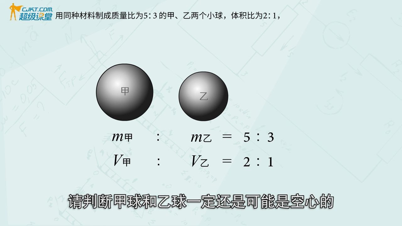 【初中物理】【质量与密度】【空心物体的密度】5空心物体的密度—...