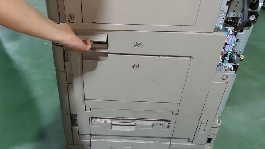 《色彩对位传感器拆装、清洁》—佳能52系列#数码快印 #图文快印