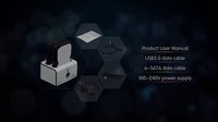 orico 8628sus3-c双硬盘底座 usb3.0eSATA硬盘对拷智能休眠