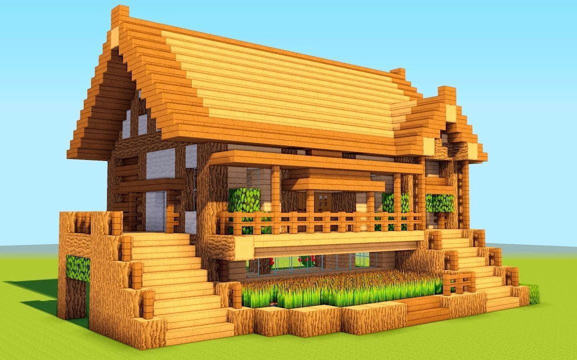 【我的世界】如何建造一个简单使用又别致的生存小屋?