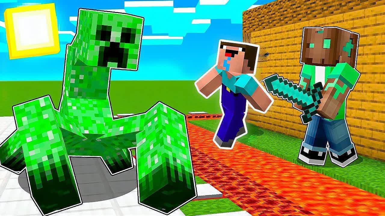 魔哒解说我的世界突变苦力怕模组!!