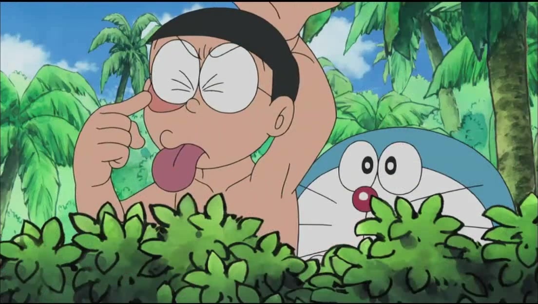 哆啦A梦:A梦拿出道具,帮大雄实现不可能实现的梦想,在海里漫游