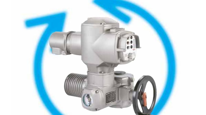 AUMA电动执行器末端位置定位视频