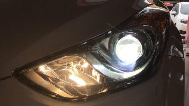 现代15款朗动灯光测试,专业改灯,有点亮