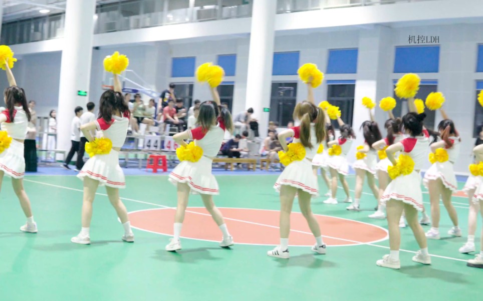 机控学院毕业生篮球之夜啦啦操表演短片