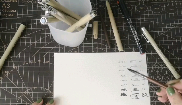 棕色针管笔如何加墨水