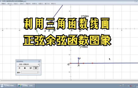 利用三角函数线画正弦余弦函数图像